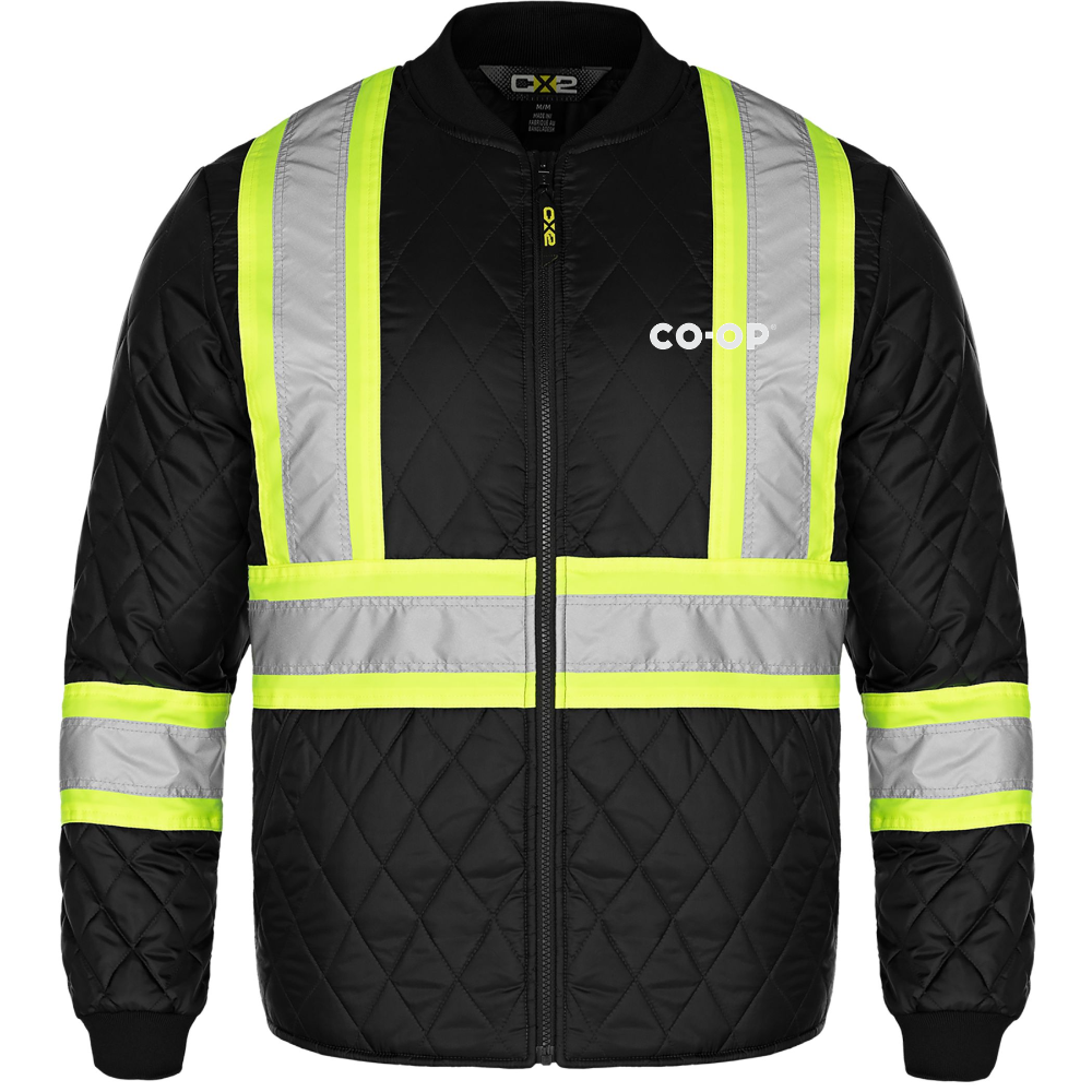 PATCH HI-VIS QUILTED JACKET – Co-op Apparel Portal